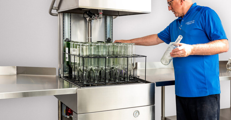 Wine Bottle Washer cleaner and sanitizing machine - Aquatech- BM