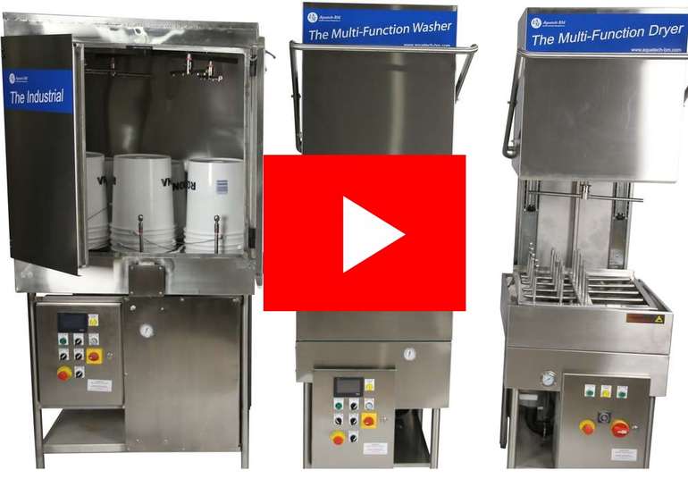 Bottle Washing Machine - Container and bottle cleaner sanitizer