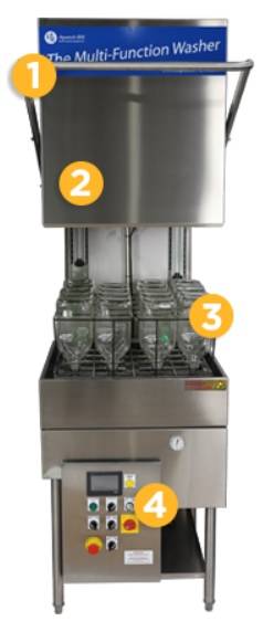Bottle Washing Machine - Container and bottle cleaner sanitizer