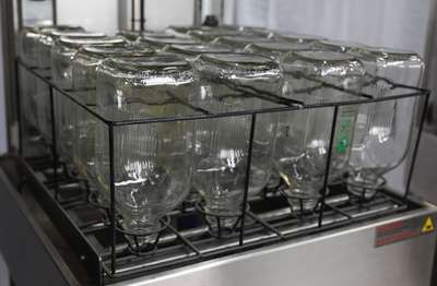 Milk bottle washer and sterilizer - Milk pint and jug bottle washing ...