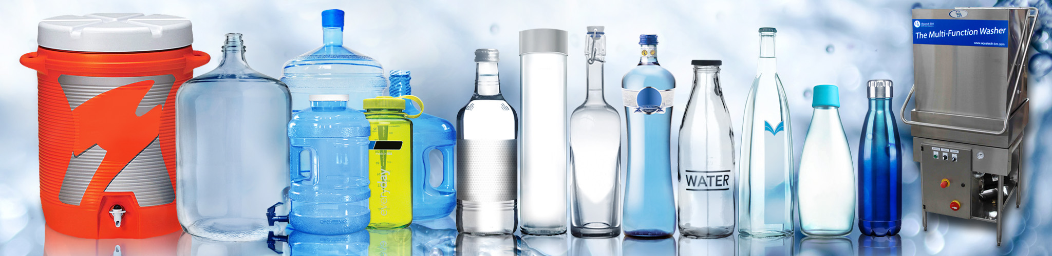 Aquatech BM - Water Distributor for glass bottle and plastic containers